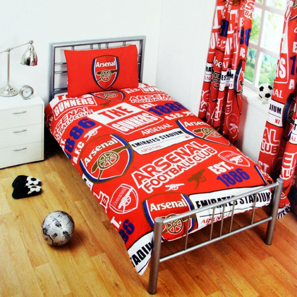 Arsenal Patch Single Football Duvet Cover double